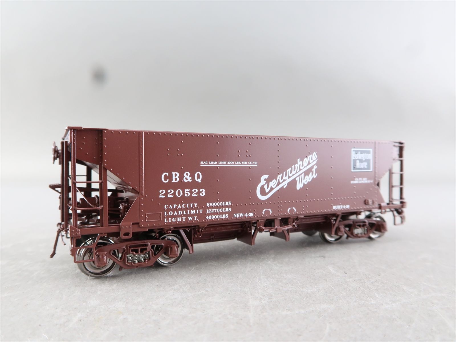 HO Brass Model - CIL 2384.1 CB&Q Burlington ACF HK-50-4 Hart Selective ...