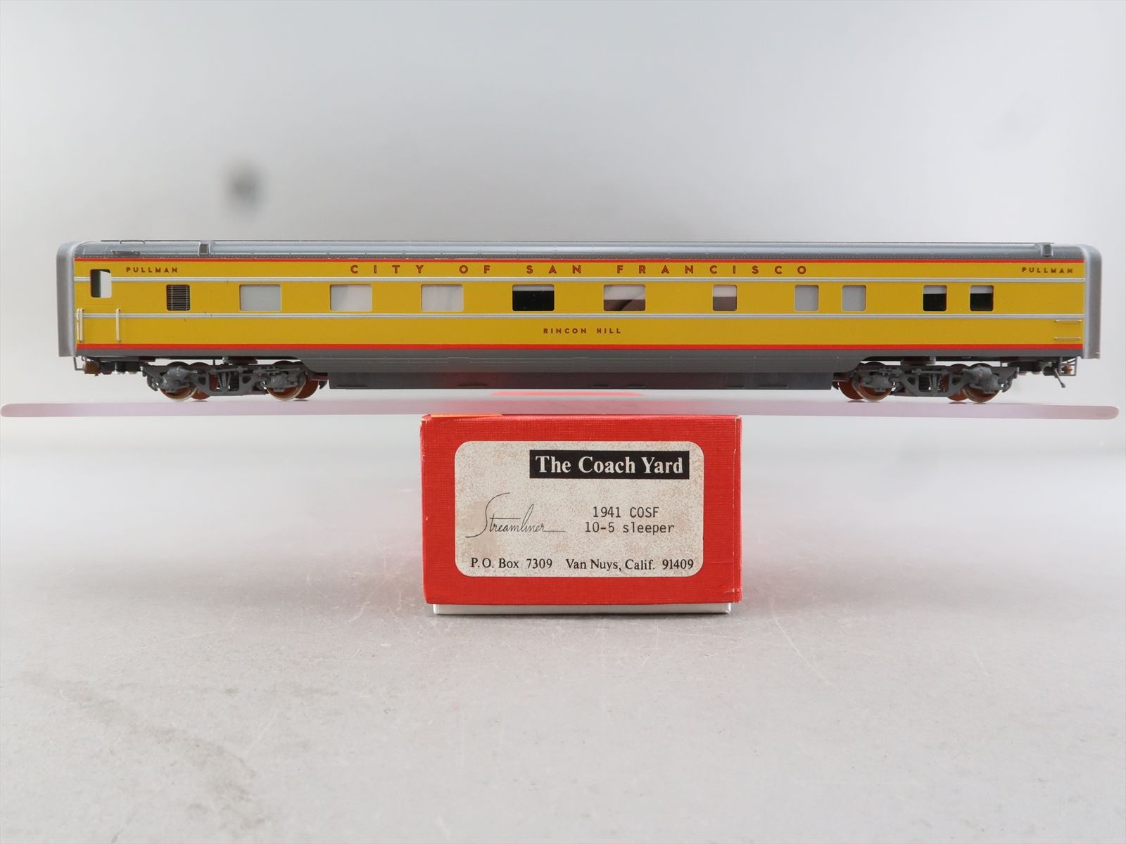 HO Brass Model - TCY 0212 UP Union Pacific COSF City of San Francisco ...