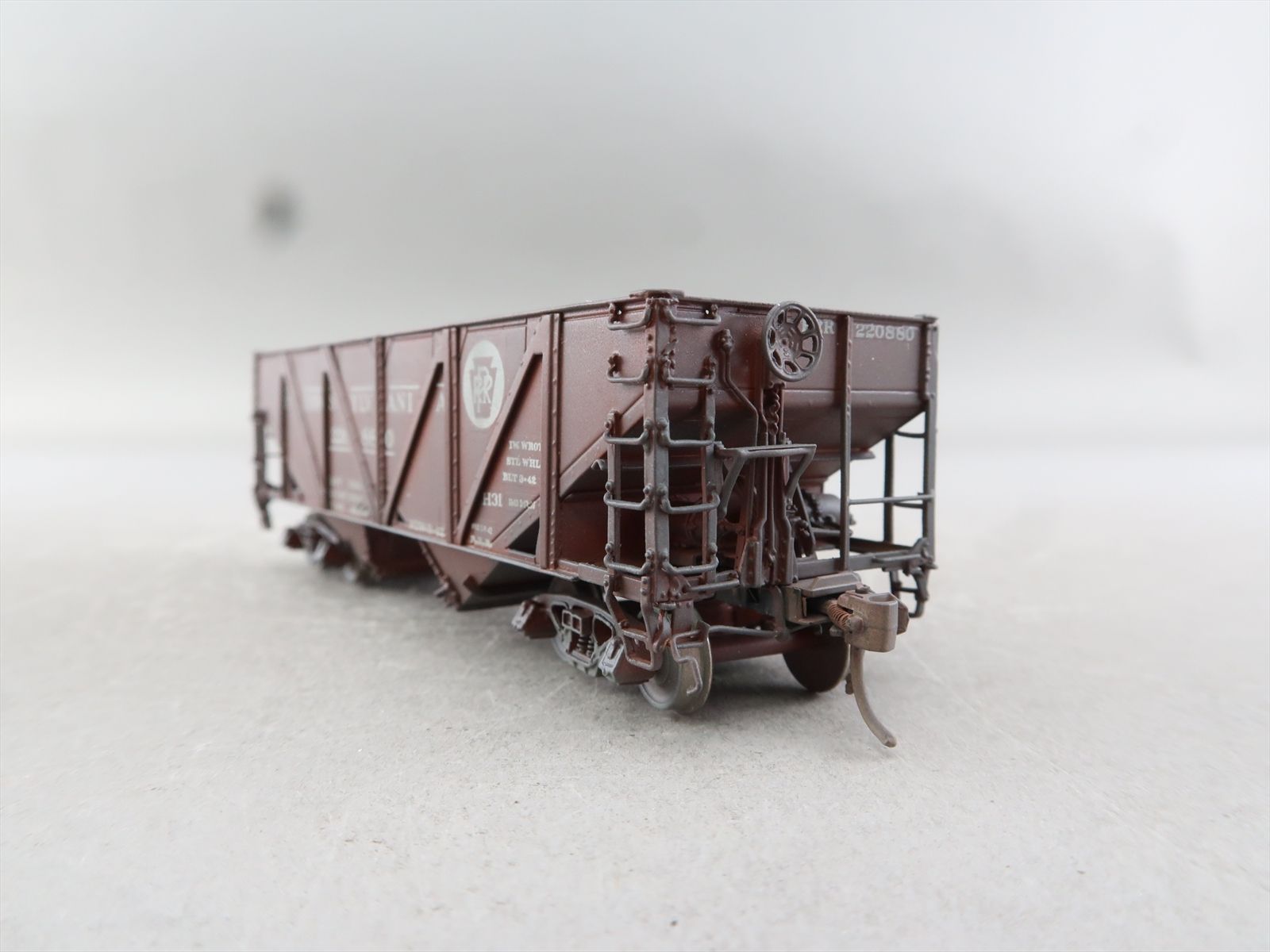 HO Brass Model - OMI 3106 PRR Pennsylvania H-31C Steel 2-Bay Hopper ...