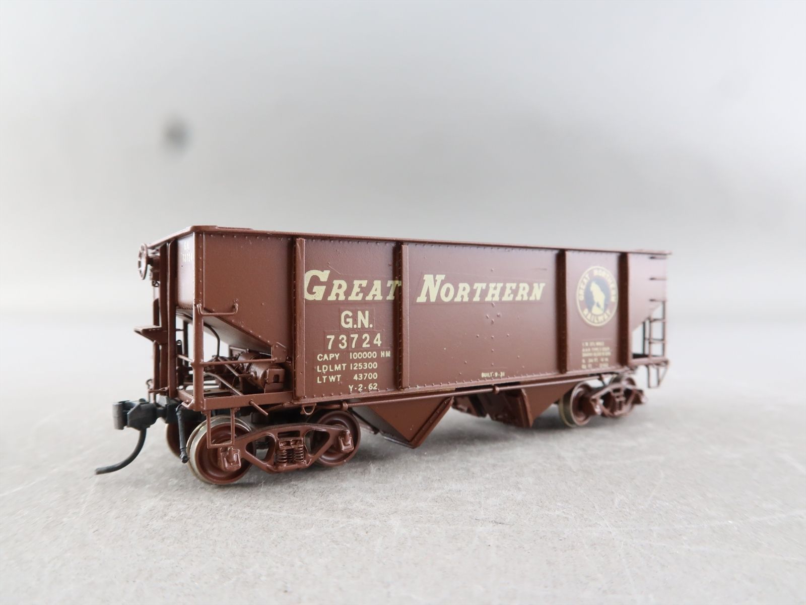 HO Brass Model - OMI 3152 GN Great Northern 2 Bay Open Hopper Rapid ...