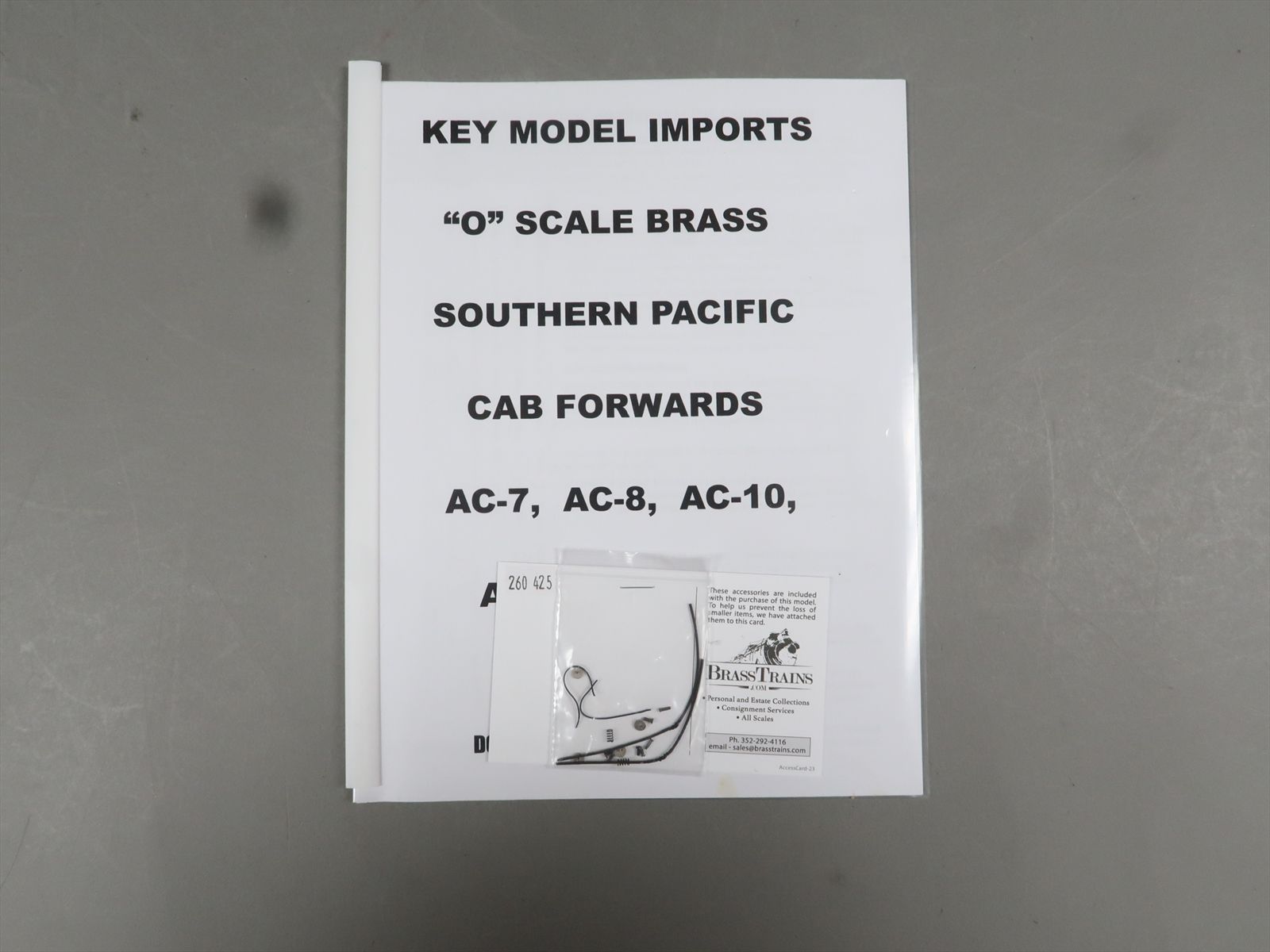 O Brass Model - Key SP Southern Pacific AC-12 4-8-8-2 Cab Forward #4294 - F/P + DCC + Sound ...