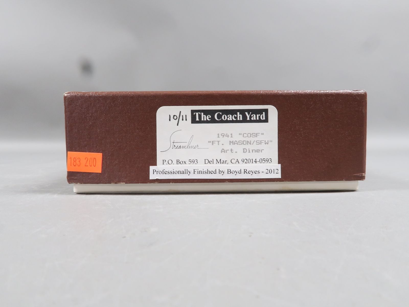 HO Brass Model - TCY UP Union Pacific 1941 COSF City of San Francisco ...