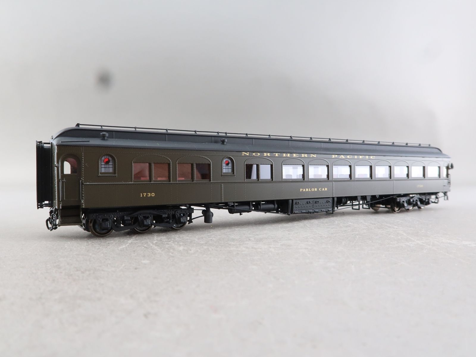 HO Brass Model - W&R Version 1 NP Northern Pacific Parlor Car Pullman ...
