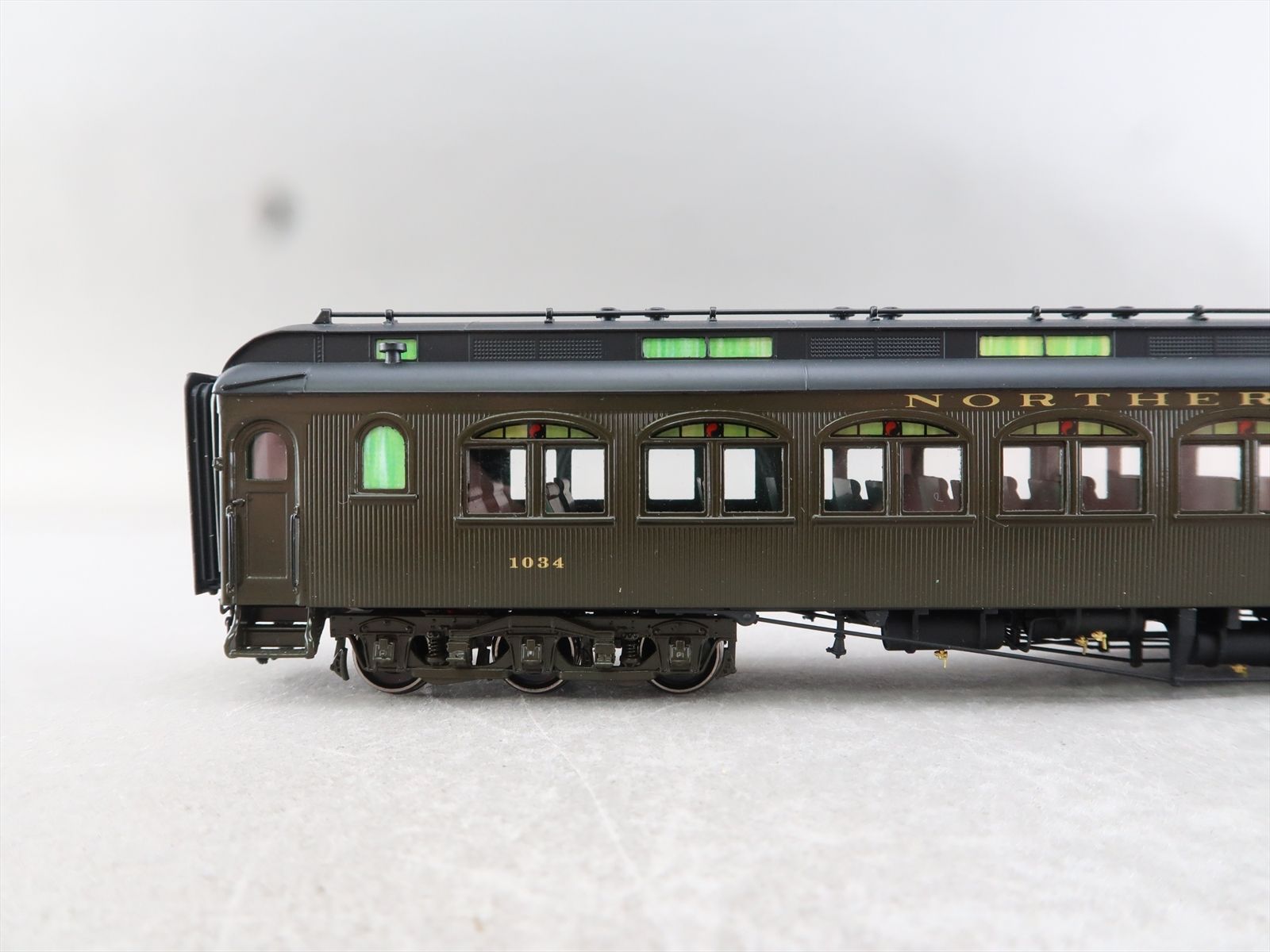 HO Brass Model - W&R NP Northern Pacific Coach Pullman Green #1034 - F ...