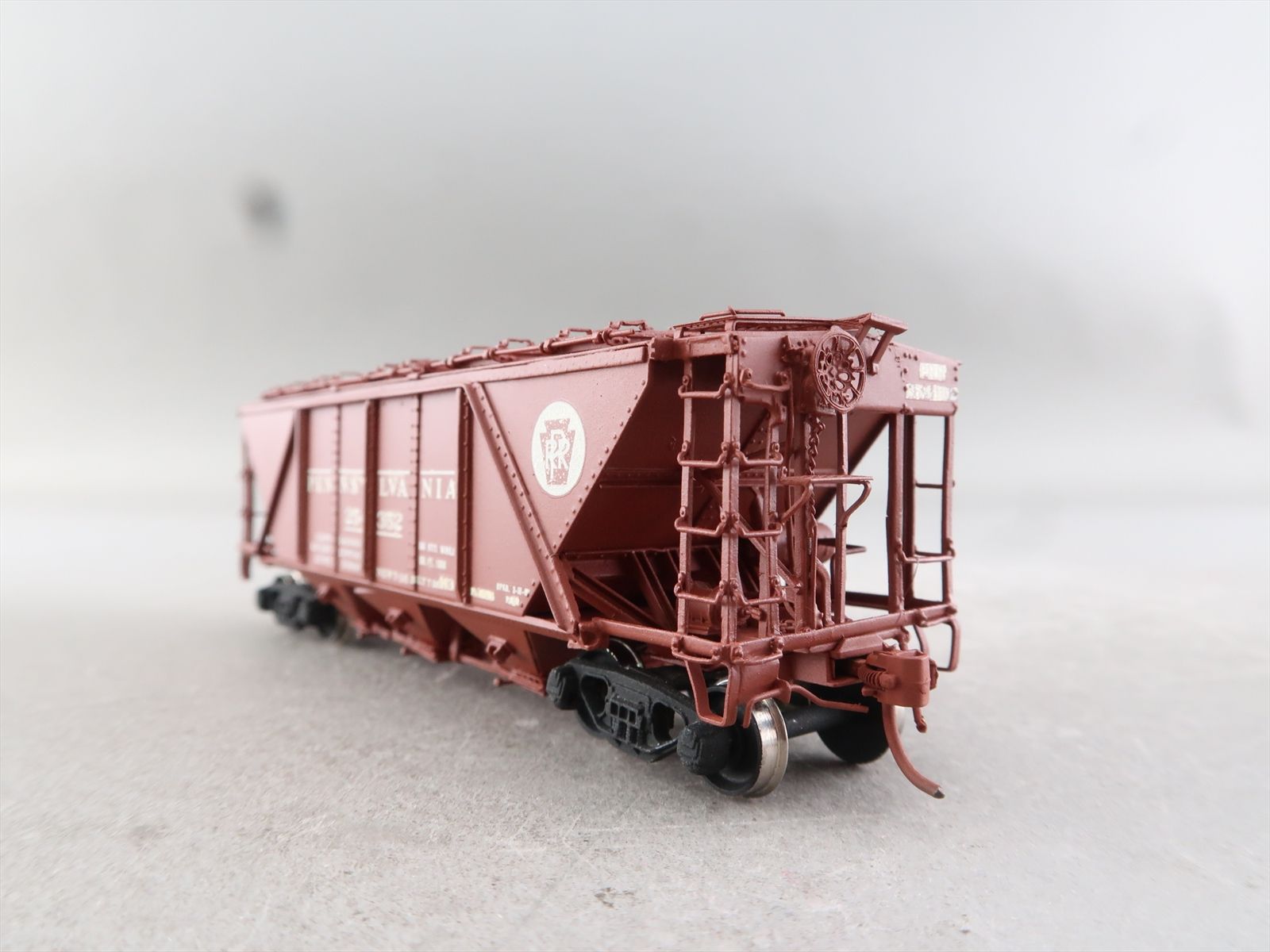 HO Brass Model - PSC 15860-4 PRR 70 Ton Covered Hopper Car AAR Class ...