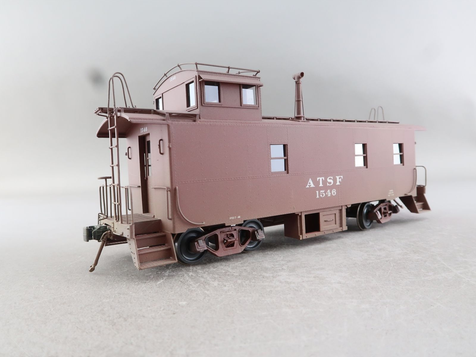 O Brass Model - PRB Pecos River 4705 AT&SF Santa Fe Caboose #1546 ...