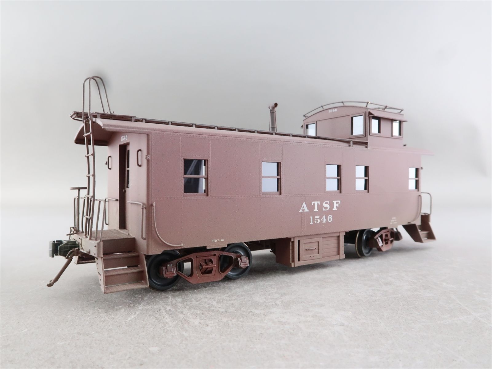 O Brass Model - PRB Pecos River 4705 AT&SF Santa Fe Caboose #1546 ...