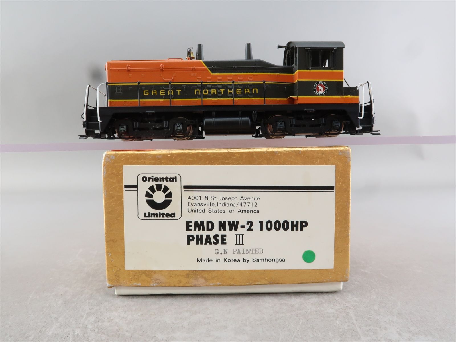 HO Brass Model - Oriental GN Great Northern EMD NW-2 Phase III Switcher ...