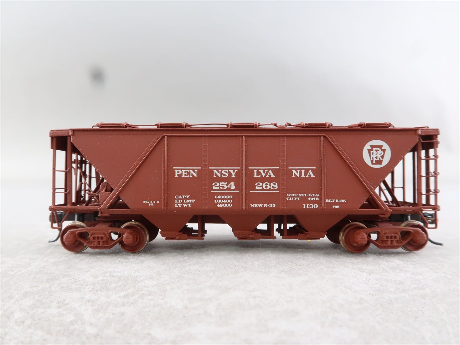 HO Brass Model - Oriental PRR Pennsylvania H30 Covered Hopper #254268 ...
