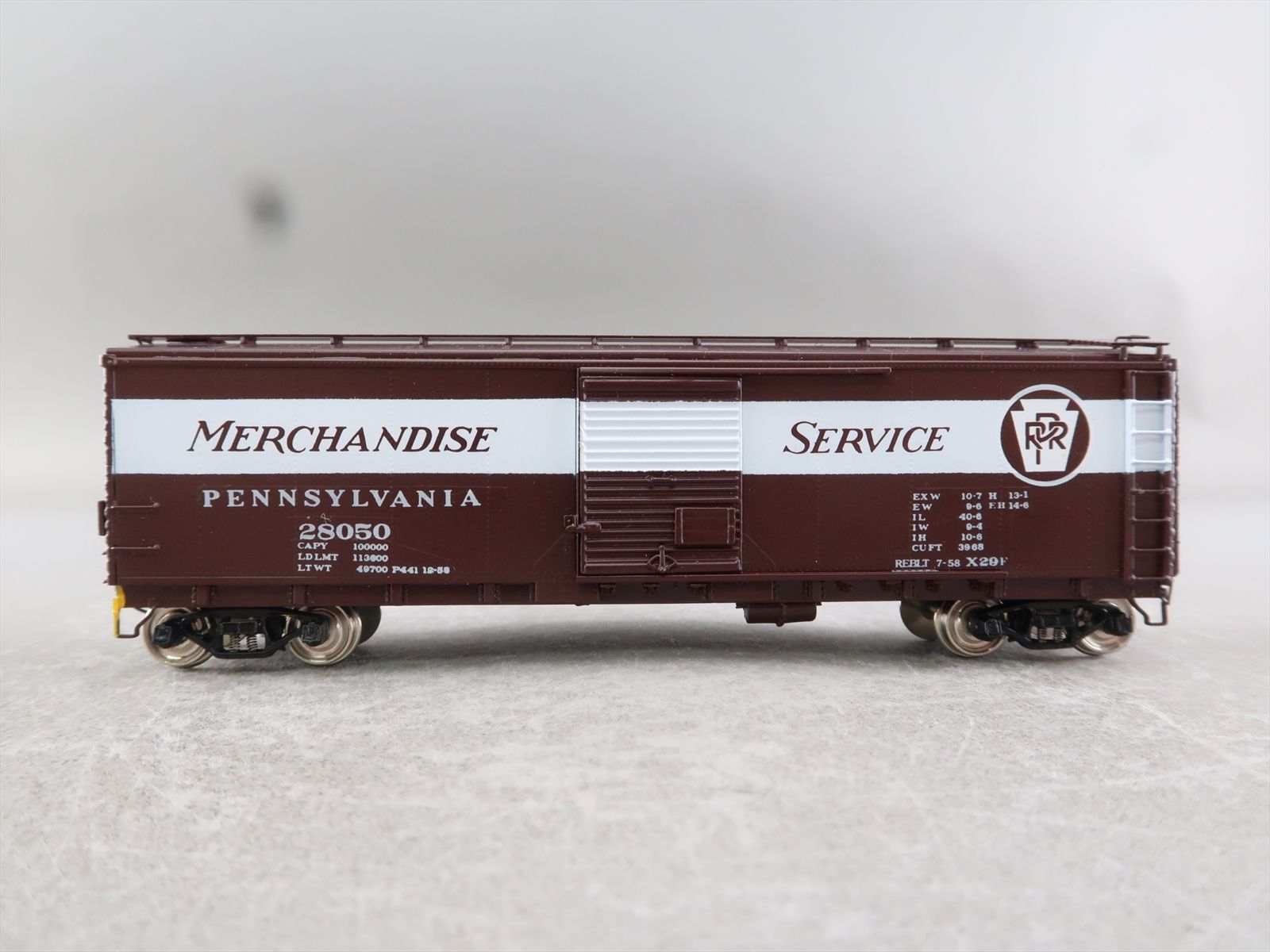 HO Brass Model - PSC 16022-2 PRR Pennsylvania X-29 Boxcar Rebuilt ...