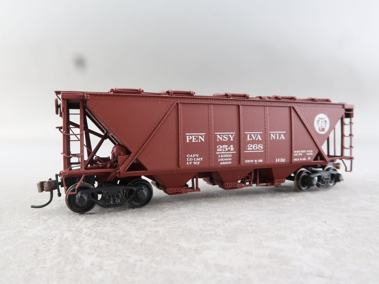 HO Brass Model - Oriental PRR Pennsylvania H30 Covered Hopper #254268 ...