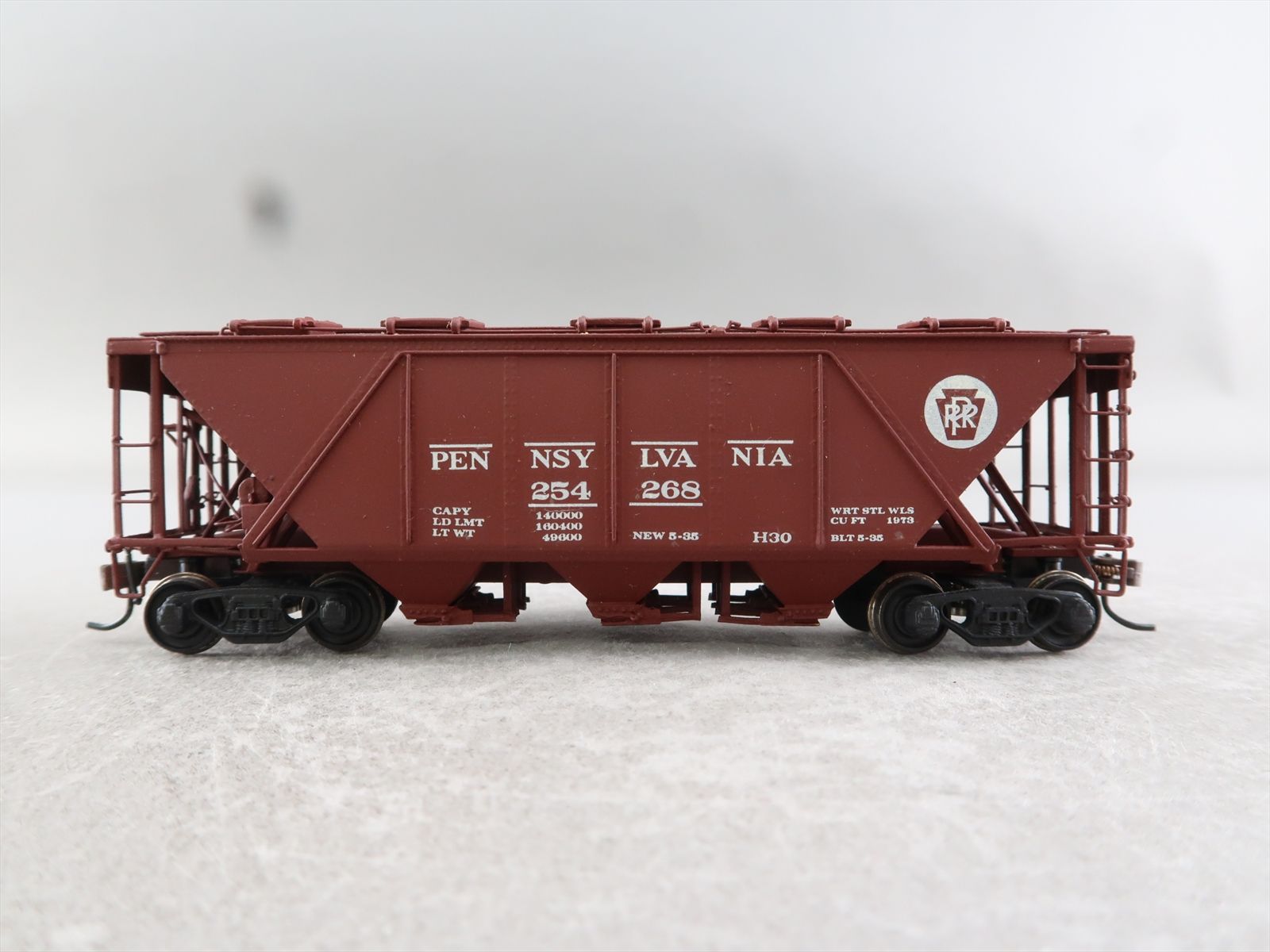 HO Brass Model - Oriental PRR Pennsylvania H30 Covered Hopper #254268 ...
