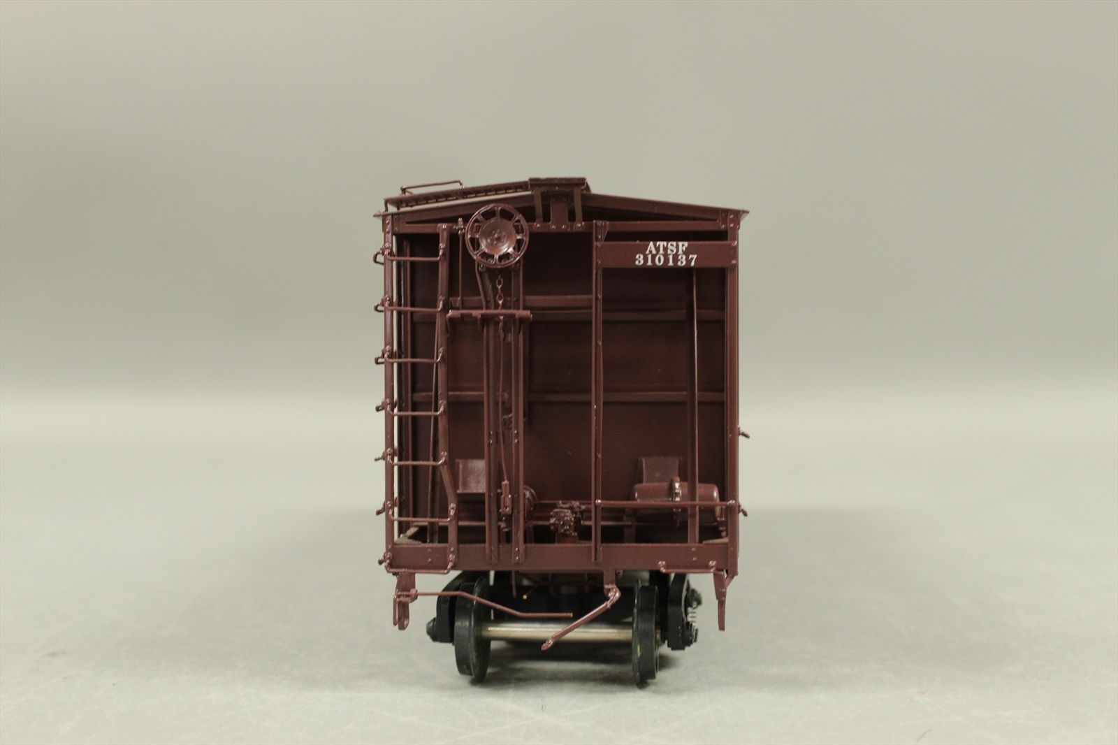 O Brass Model - PRB Pecos River 4631A AT&SF Santa Fe 40' Airslide Covered Hopper #310137 - F/P ...