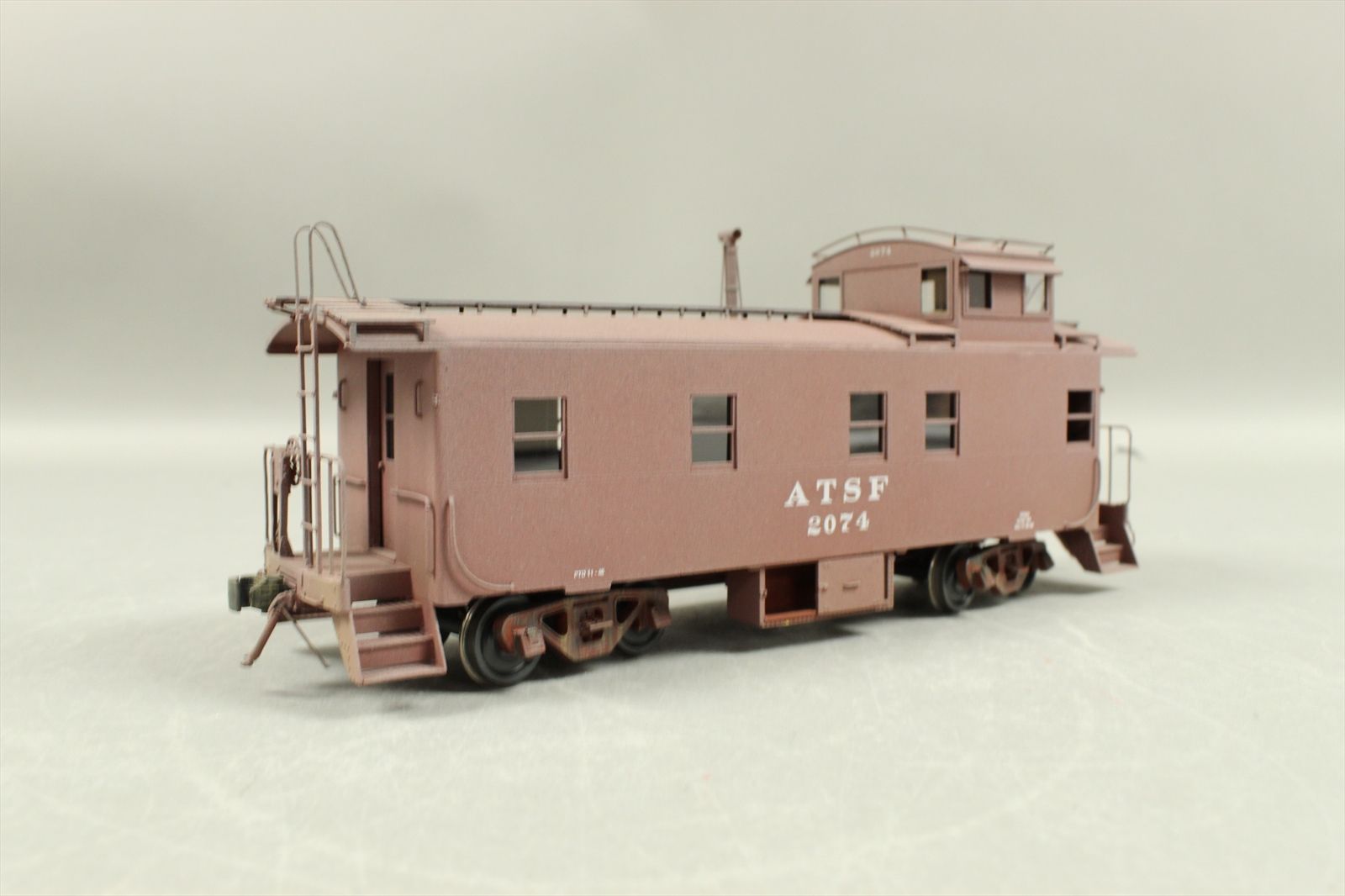 O Brass Model - PRB Pecos River 4712 AT&SF Santa Fe Caboose #2074 ...