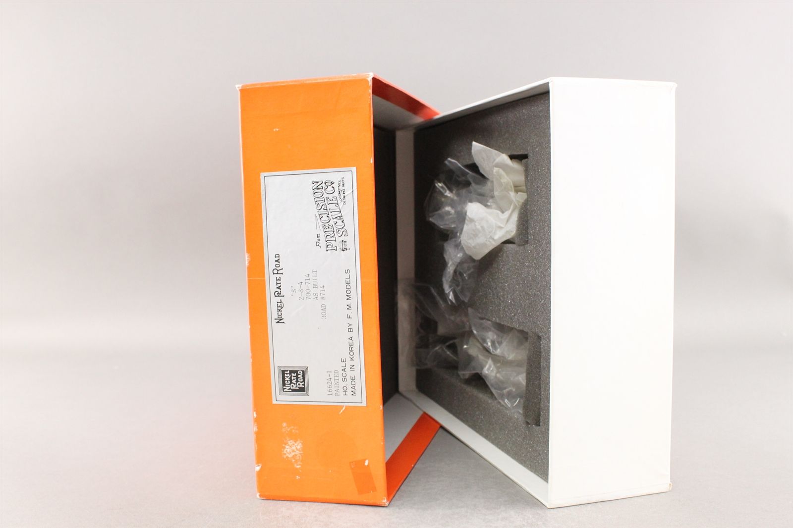 HO Brass Model - PSC 16624-1 NKP Nickel Plate S Class 2-8-4 #714 - F/P ...