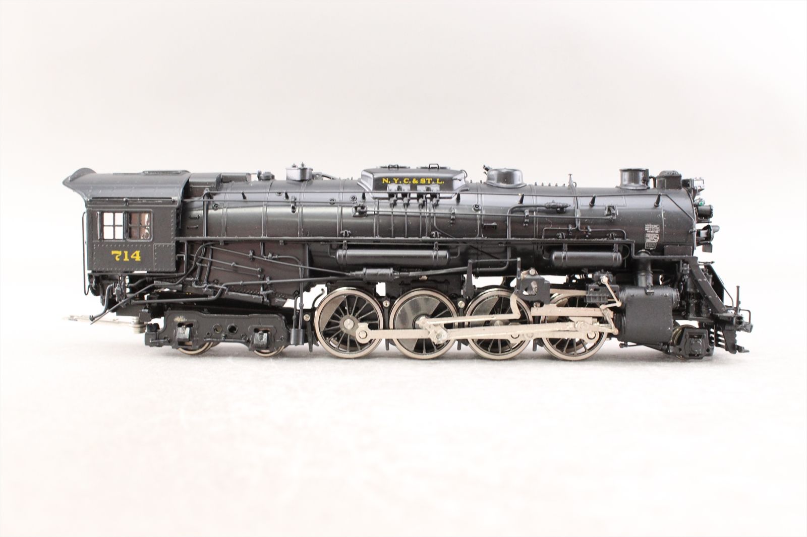 HO Brass Model - PSC 16624-1 NKP Nickel Plate S Class 2-8-4 #714 - F/P ...