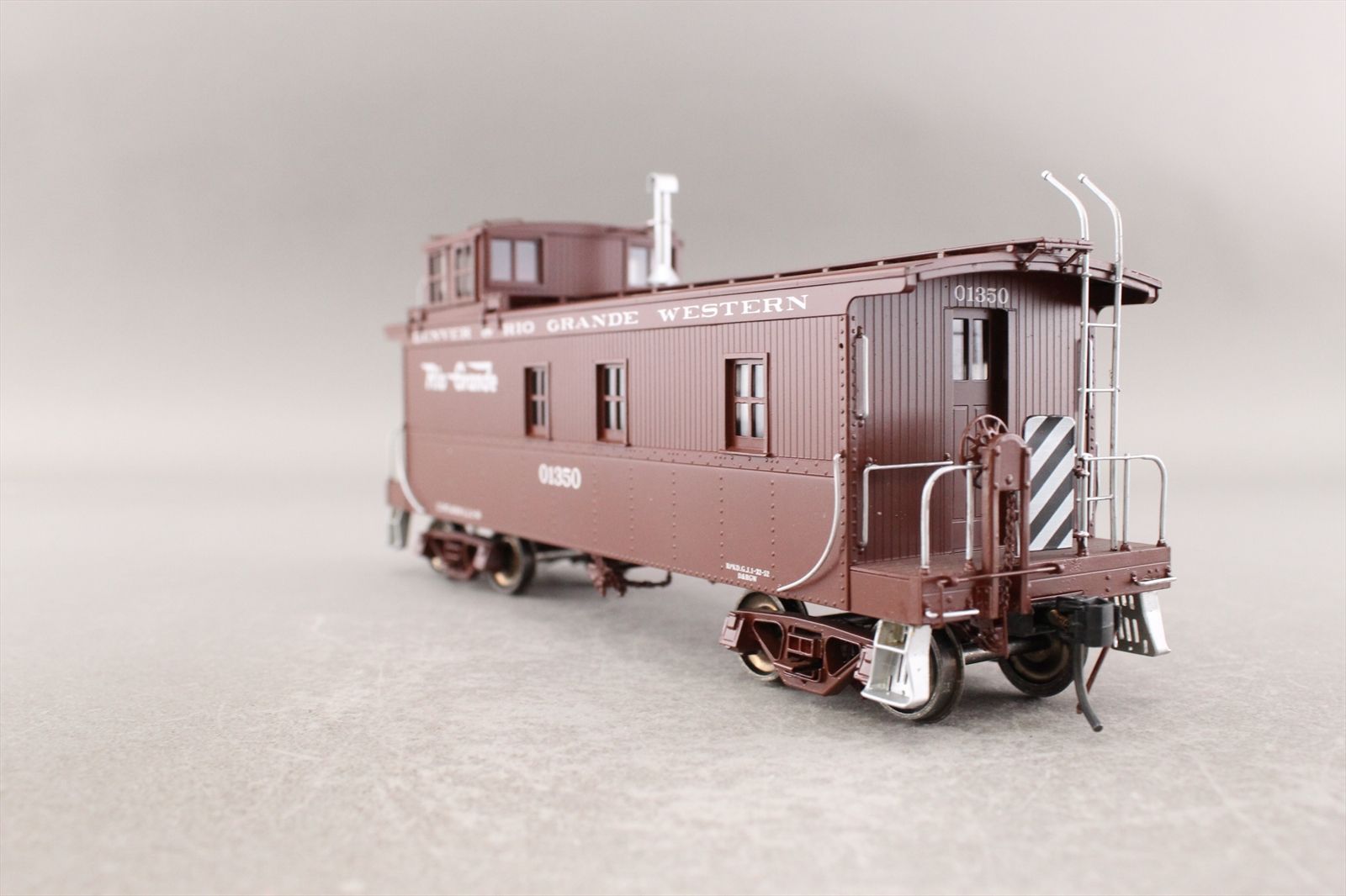 O Brass Model - DP Joint Line D&RGW Rio Grande Composite 3-Window Caboose #01350 - F/P - 1999 ...