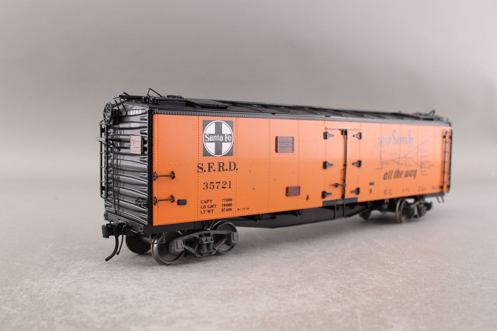 O Brass Model - PRB Pecos River 4321C AT&SF SFRD Santa Fe RR-32 Ice ...