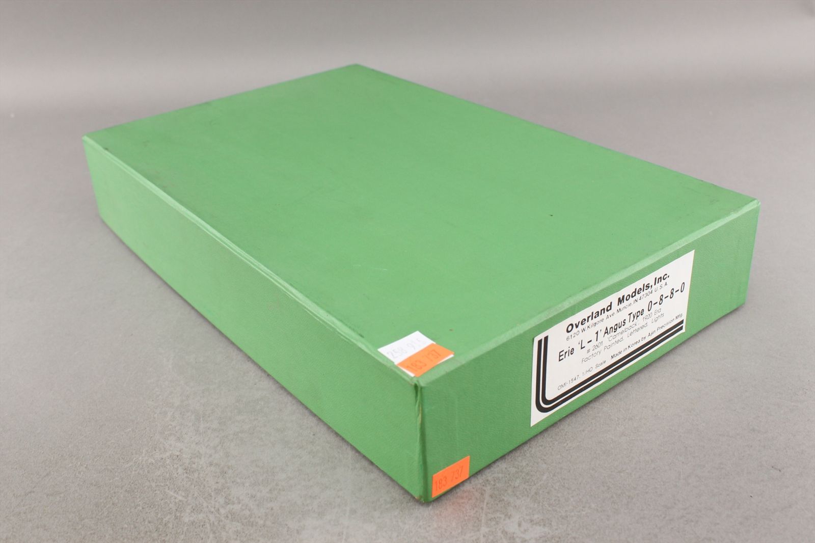 HO Brass Model - OMI 1547.1 ERIE L-1 Angus 0-8-8-0 Camelback 1920 Era ...