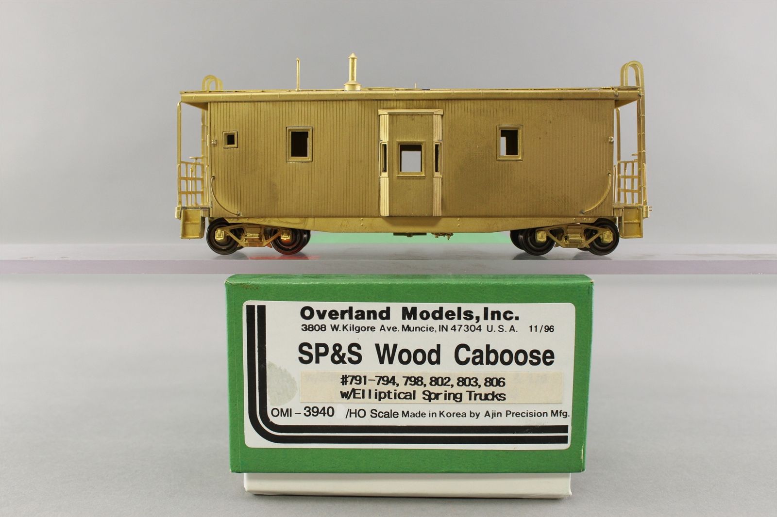 HO Brass Model - OMI 3940 SP&S Spokane Portland & Seattle Wood Caboose ...