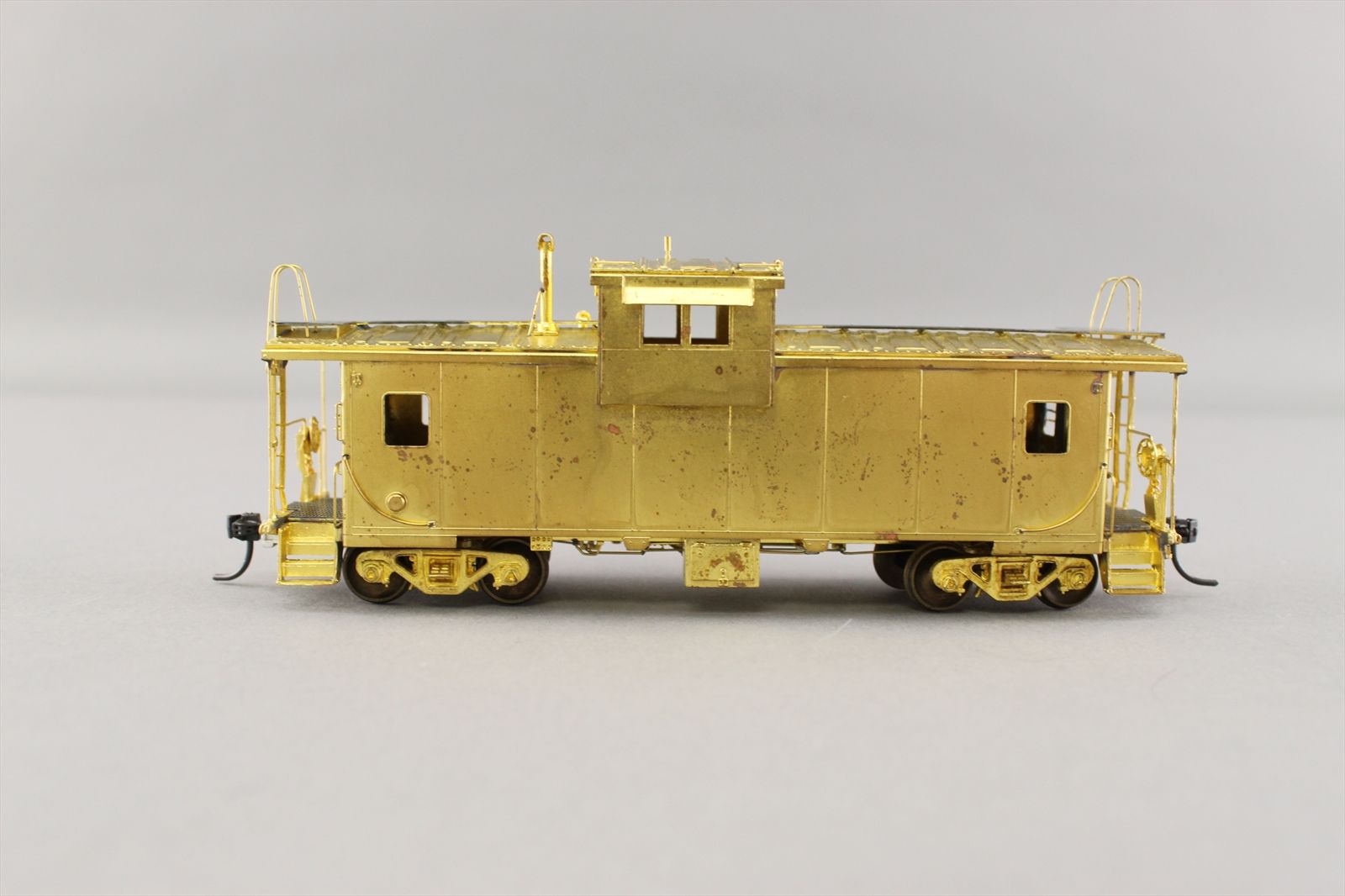 HO Brass Model - OMI 1154 D&RGW Rio Grande W-V Wide Vision Caboose #1500 - Unpainted - 1991 Run ...