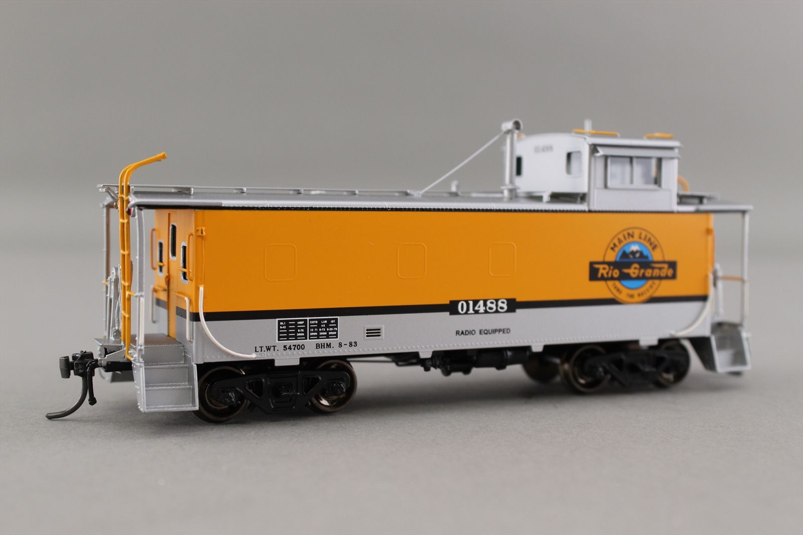 HO Brass Model - OMI AB-1132-2 D&RGW Rio Grande Steel Caboose #01488 ...