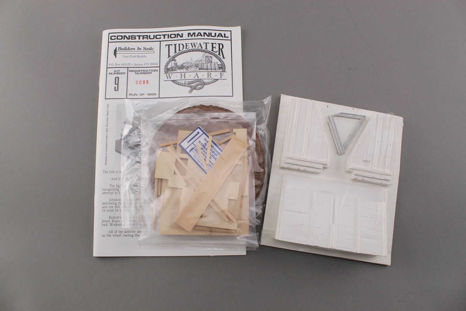 HO Craftsman Kit - BIS Builders in Scale Kit #9 TideWater Wharf ...