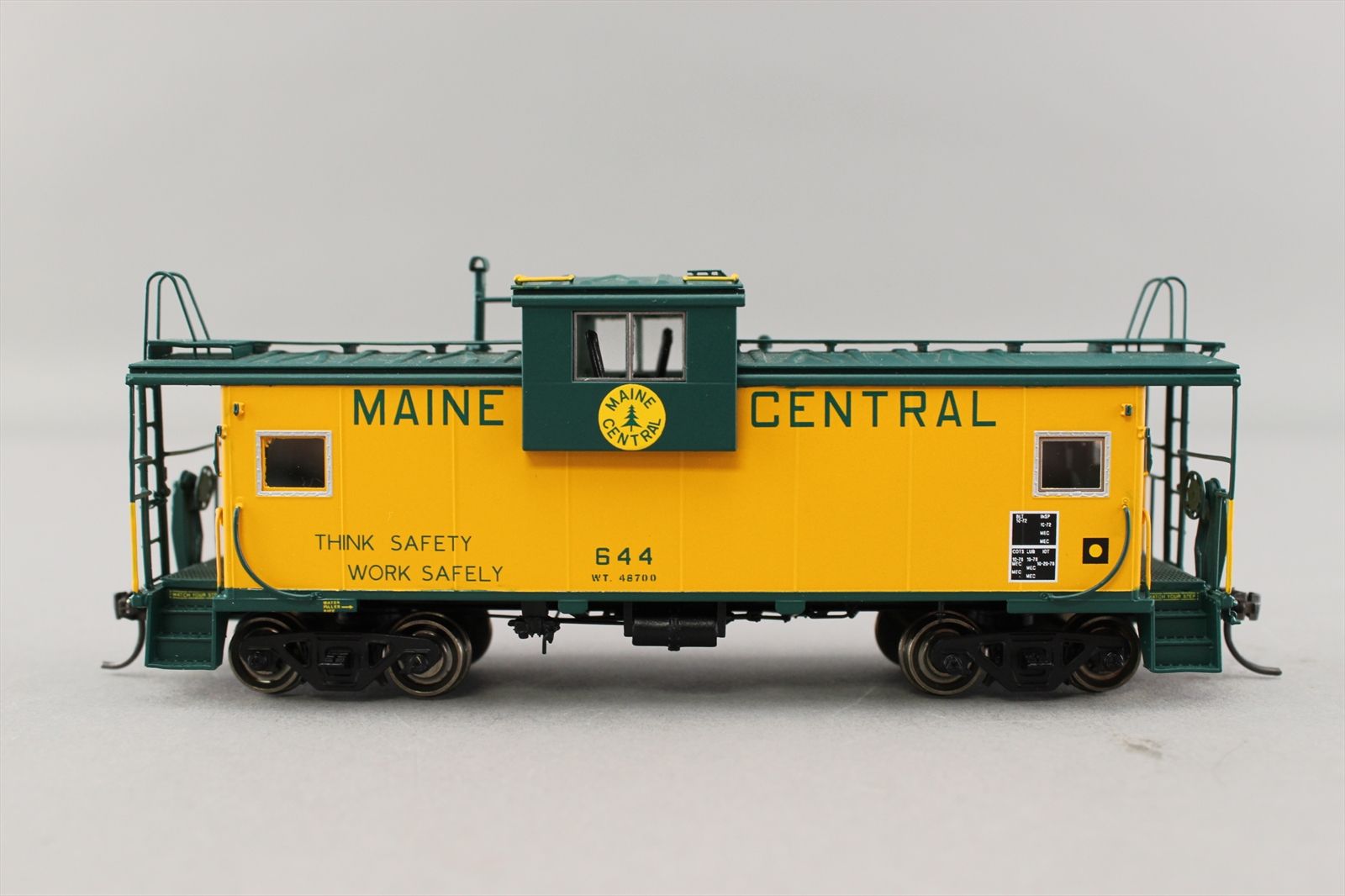 HO Brass Model - OMI 4239.2 MEC Maine Central W-V Wide Vision International Caboose #644 Late ...