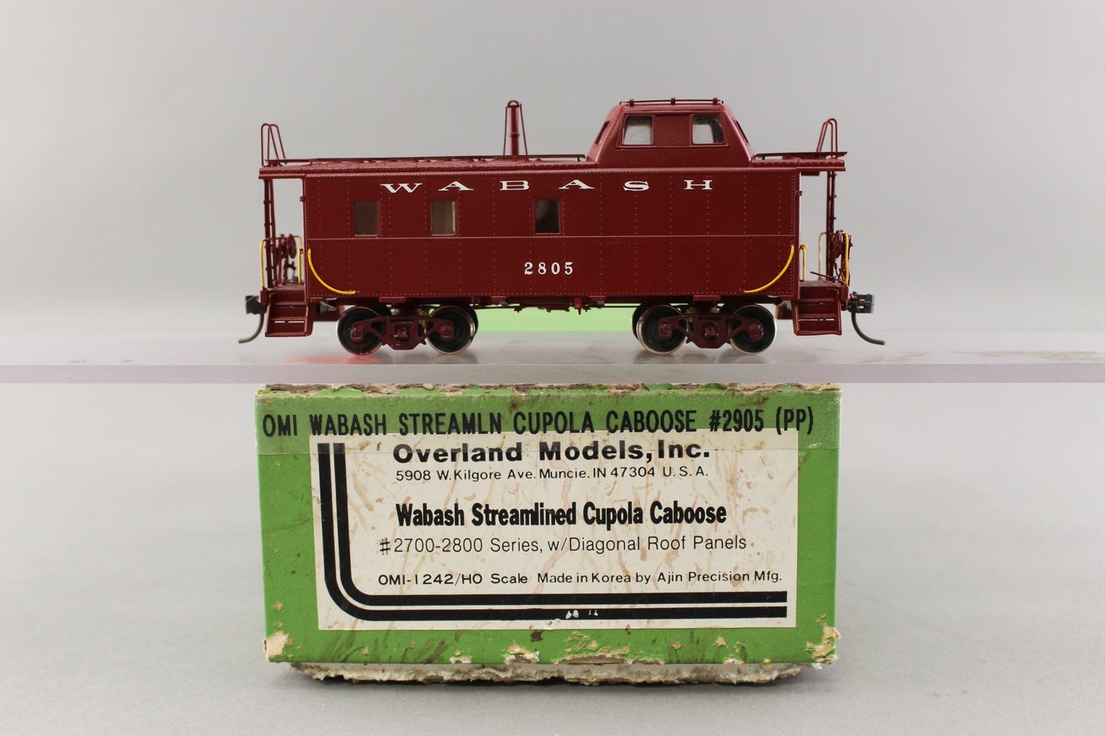 HO Brass Model - OMI 1242 WAB Wabash Streamlined Cupola Caboose 2700 ...