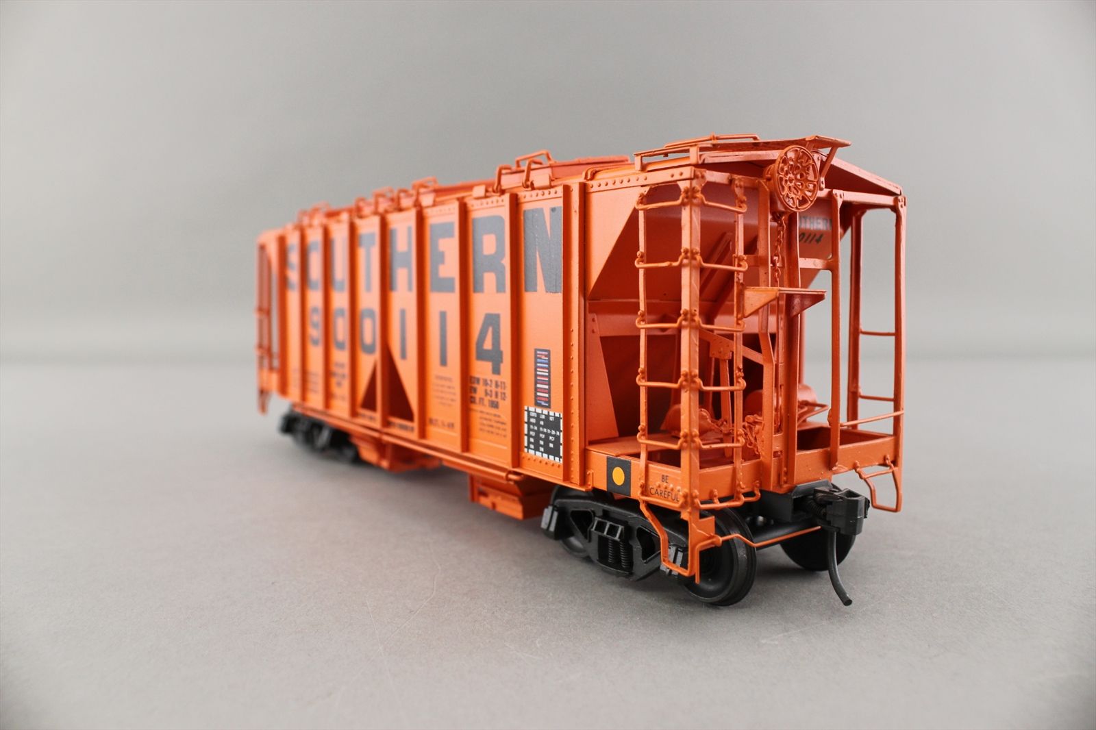 O Brass Model - PRB Pecos River 4605 SOU Southern ACF 34' Covered Hopper #900114 - Custom - 1989 ...
