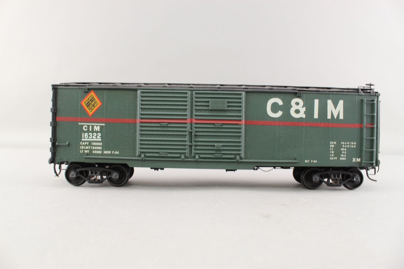 O Brass Model - PSC 15679 C&IM Chicago & Illinois Midland 40' Double ...