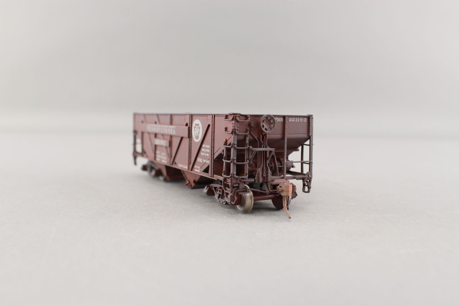HO Brass Model - OMI 3107 PRR Pennsylvania H-31C Steel 2 Bay Hopper ...