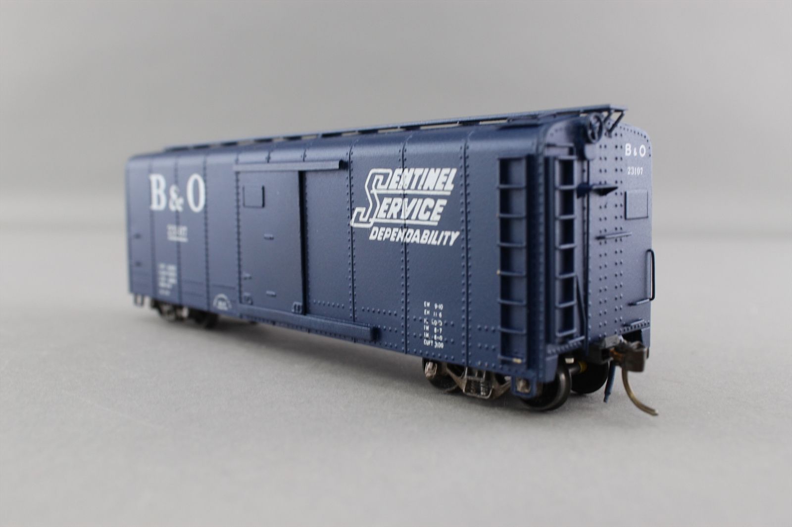 HO Brass Model - TID Trains, Inc. B&O Baltimore & Ohio Wagon Top Boxcar ...