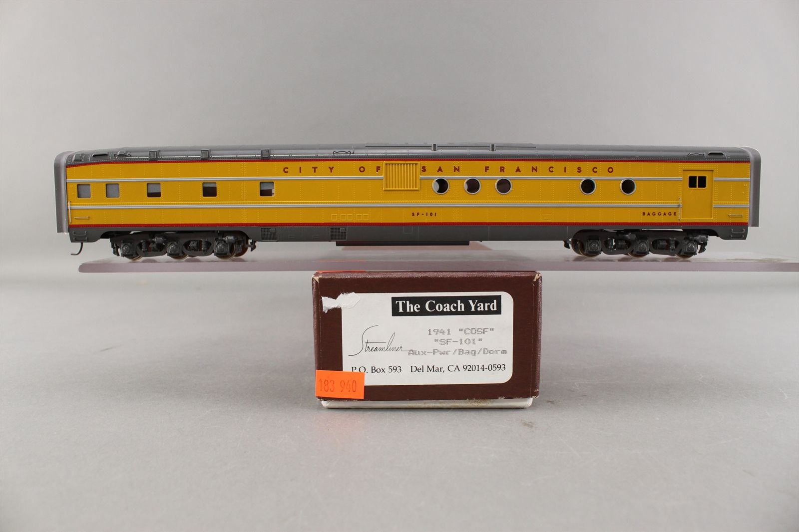 HO Brass Model - TCY 0213 UP Union Pacific 1941 COSF City of San ...