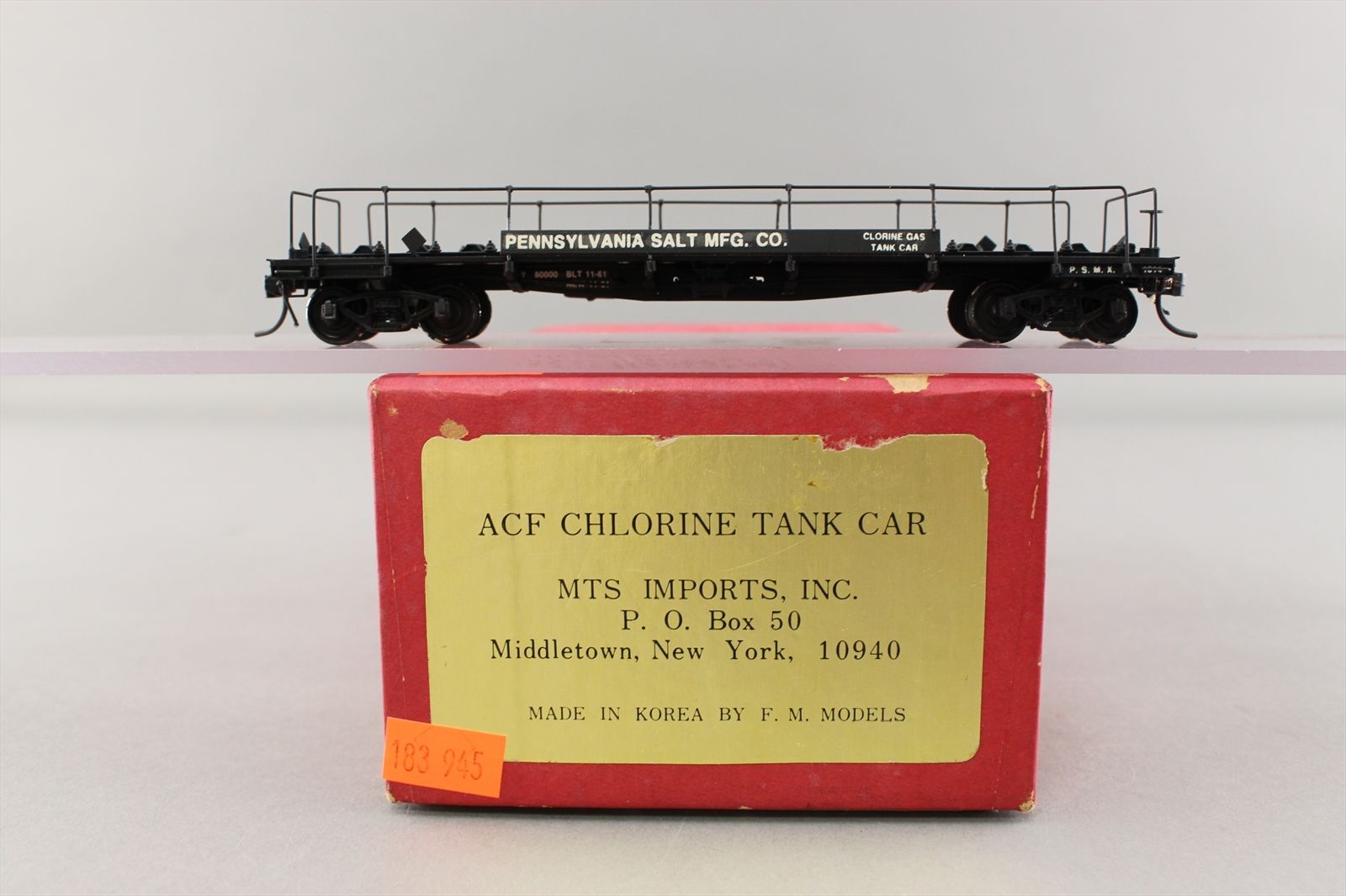 HO Brass Model - MTS ACF Pennsylvania Salt Manufacturing Chlorine Tank w/ Tanks - Custom - 1987 ...
