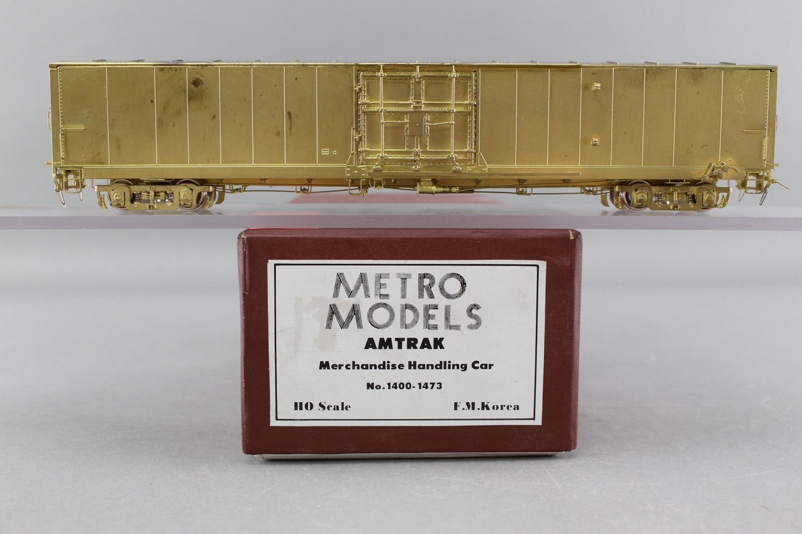HO Brass Model - Metro Models Amtrak Merchandise Handling Car ...