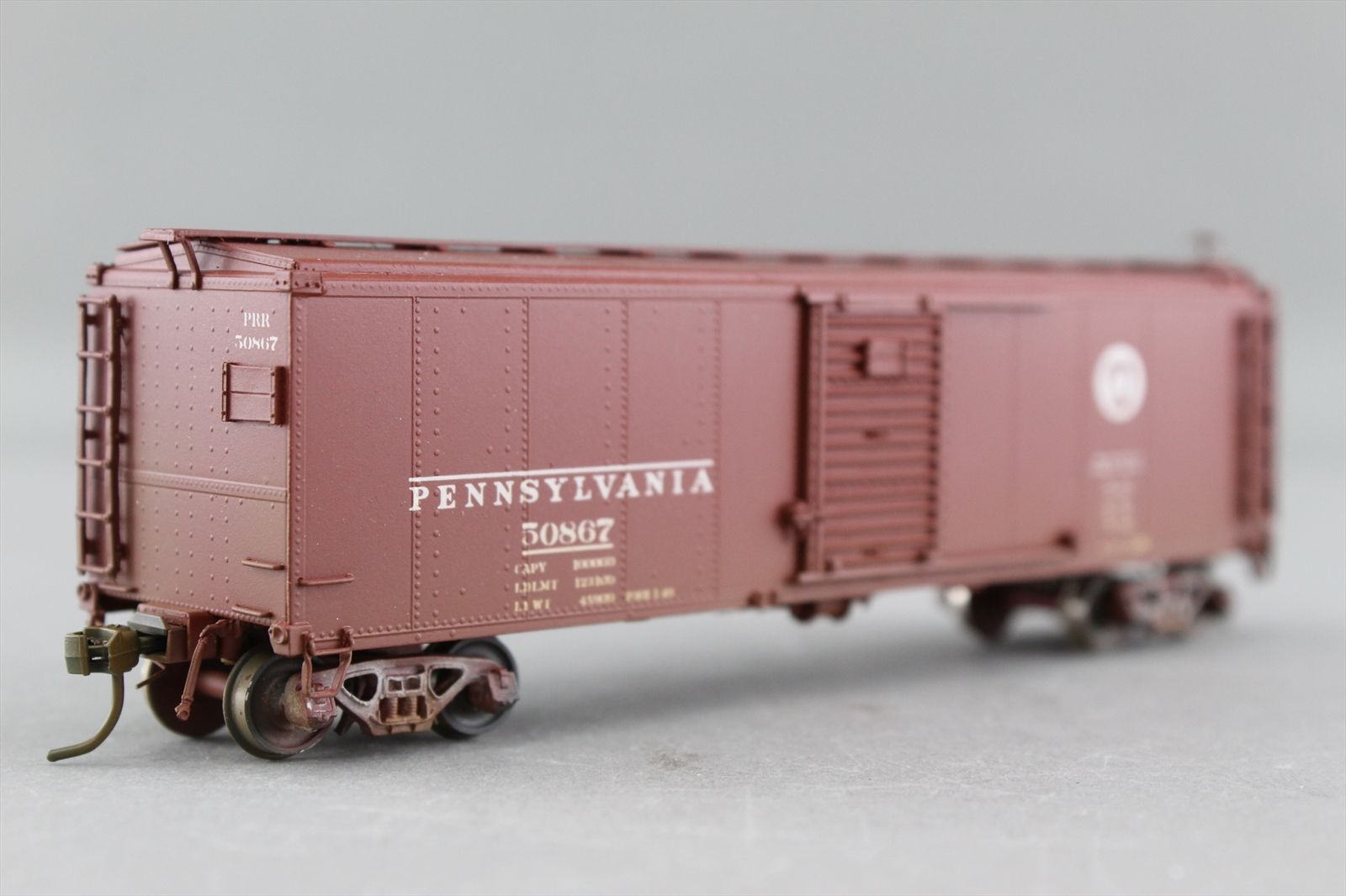 HO Brass Model Train - OMI 3013 PRR Pennsylvania X-29 Boxcar #50687 ...