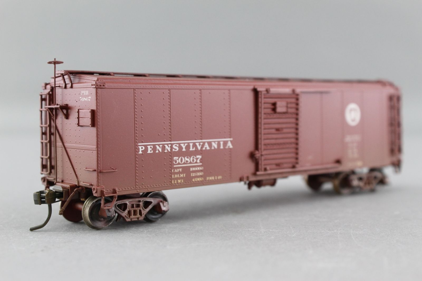 HO Brass Model Train - OMI 3013 PRR Pennsylvania X-29 Boxcar #50687 ...