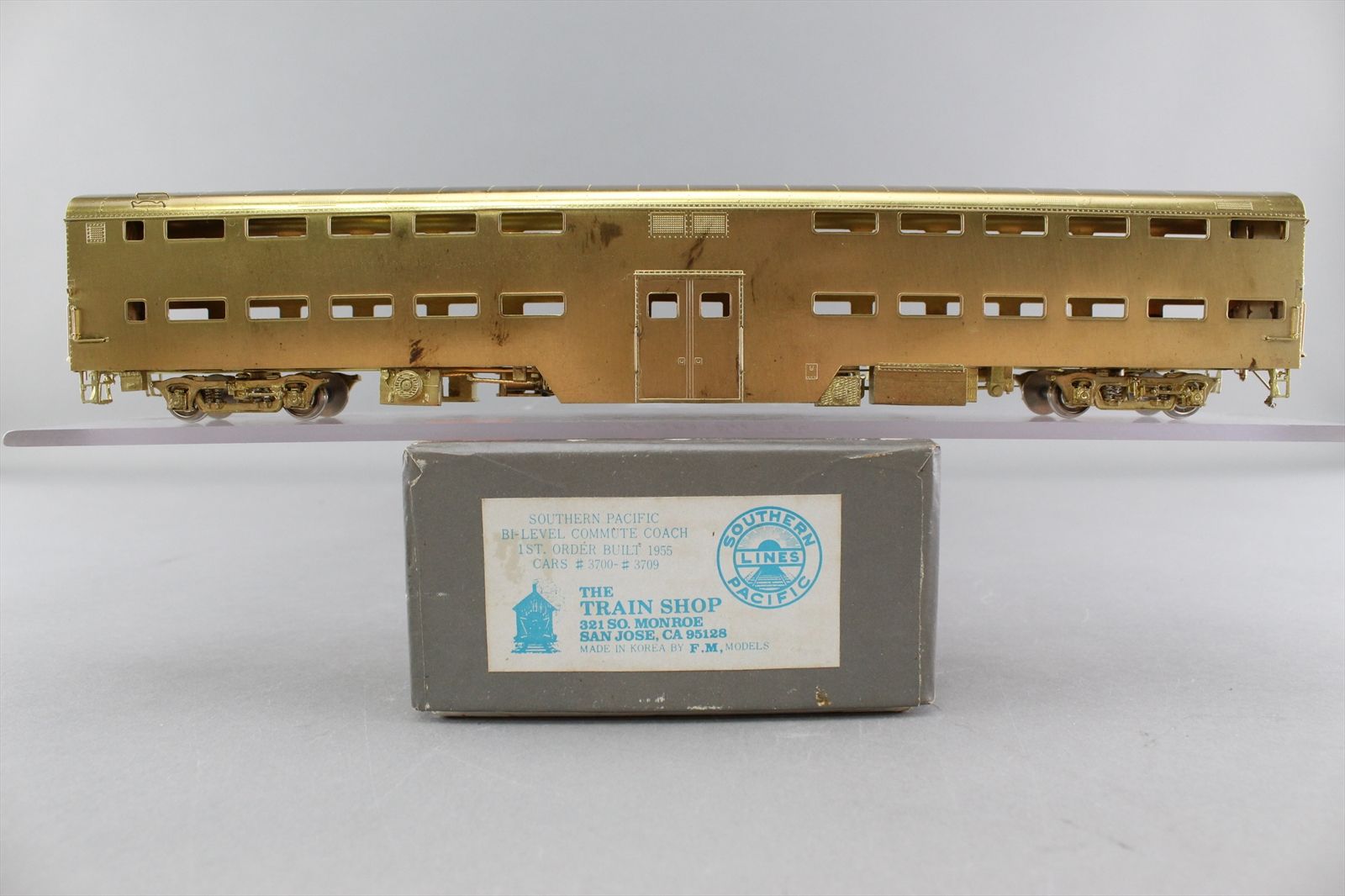 HO Brass Model - TS Train Shop Hallmark SP Southern Pacific Bi-Level ...