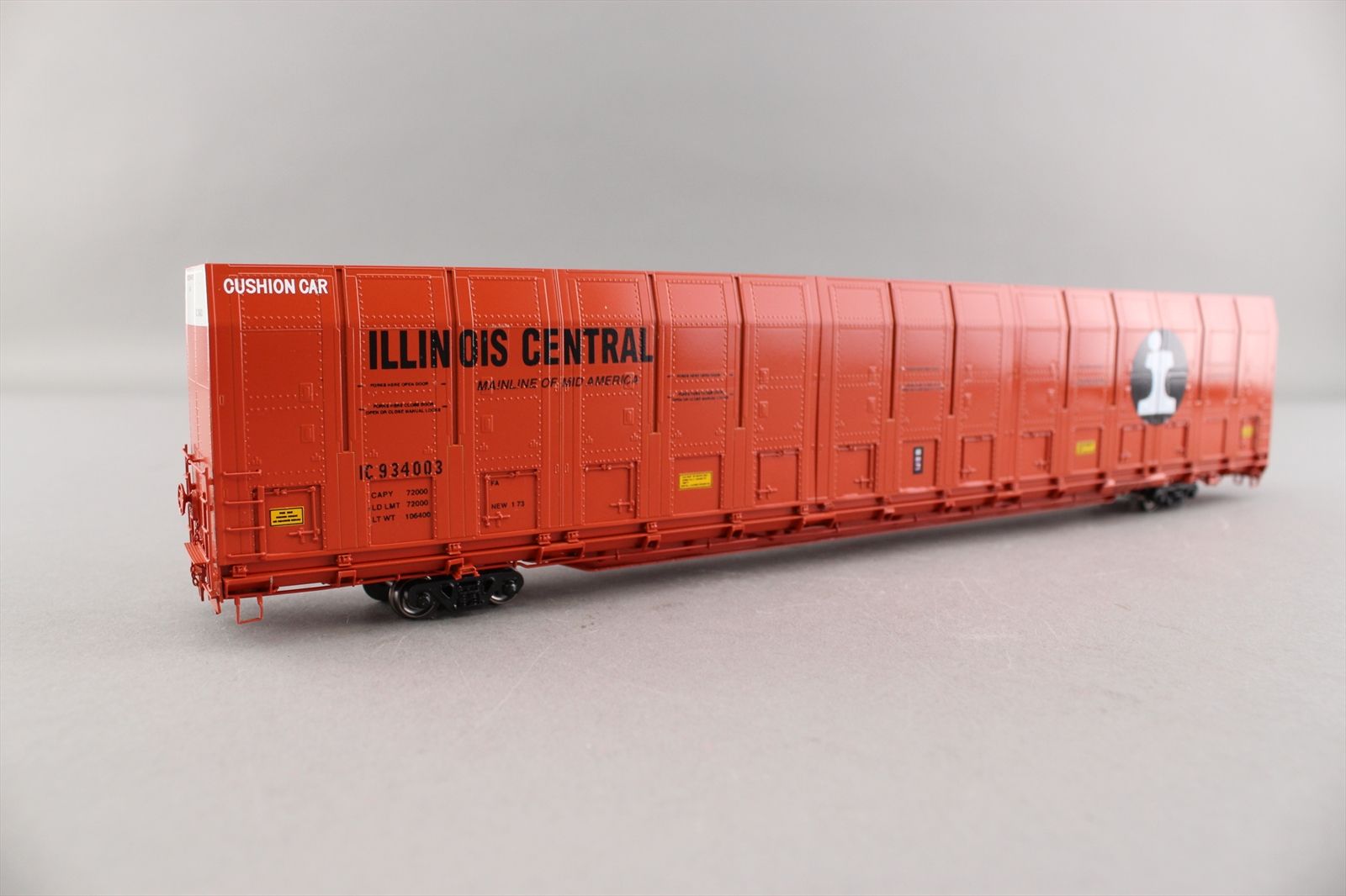 HO Brass Model - OMI 3010.4 IC Illinois Central Vert-A-Pac Auto Carrier #934003 - F/P - 1996 Run ...