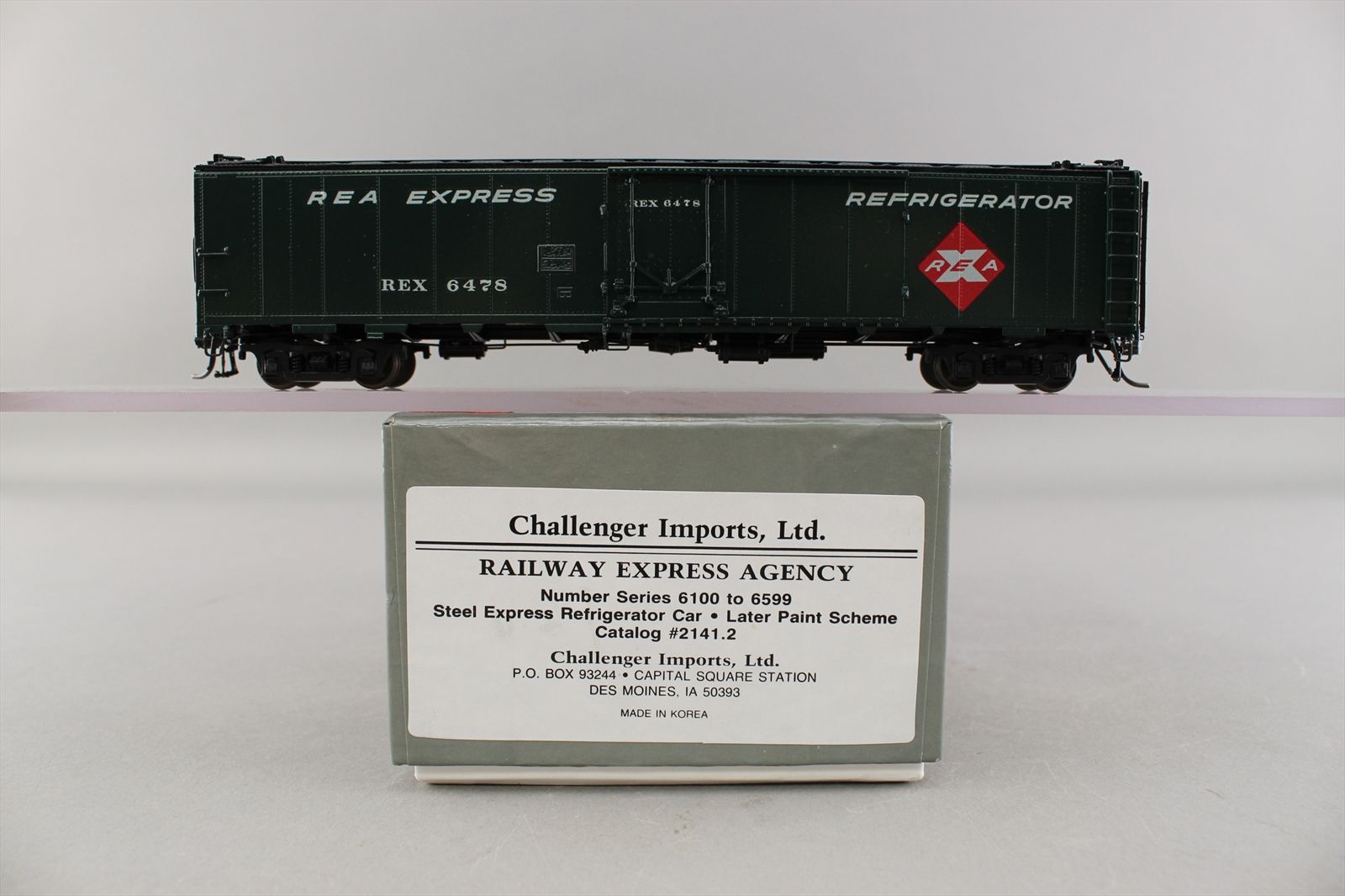 HO Brass Model - CIL 2141.2 REX Railway Express Agency Express Reefer ...
