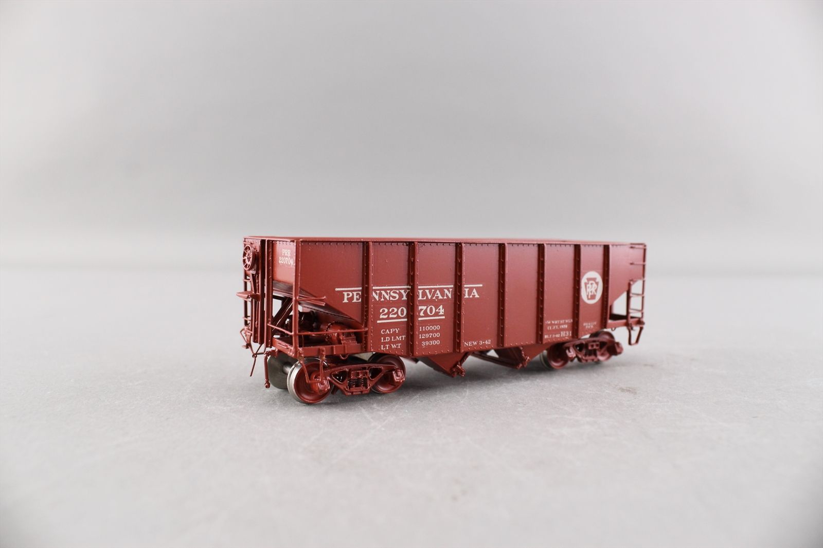 HO Brass Model - Railworks R-133 PRR Pennsylvania 2 Bay Open Hopper ...