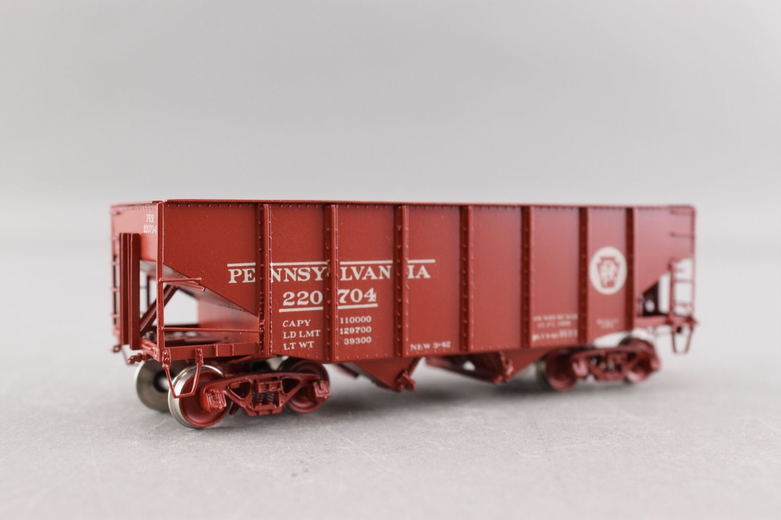 HO Brass Model - Railworks R-133 PRR Pennsylvania 2 Bay Open Hopper ...