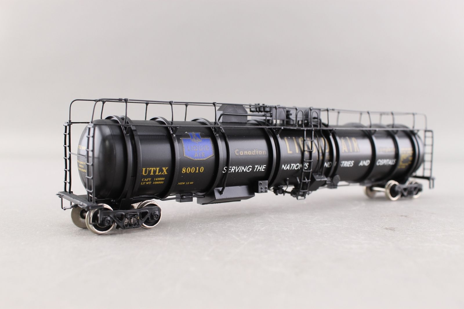 HO Brass Model - OMI 3029 UTLX Canadian Liquid Air Company 61' Liquid ...