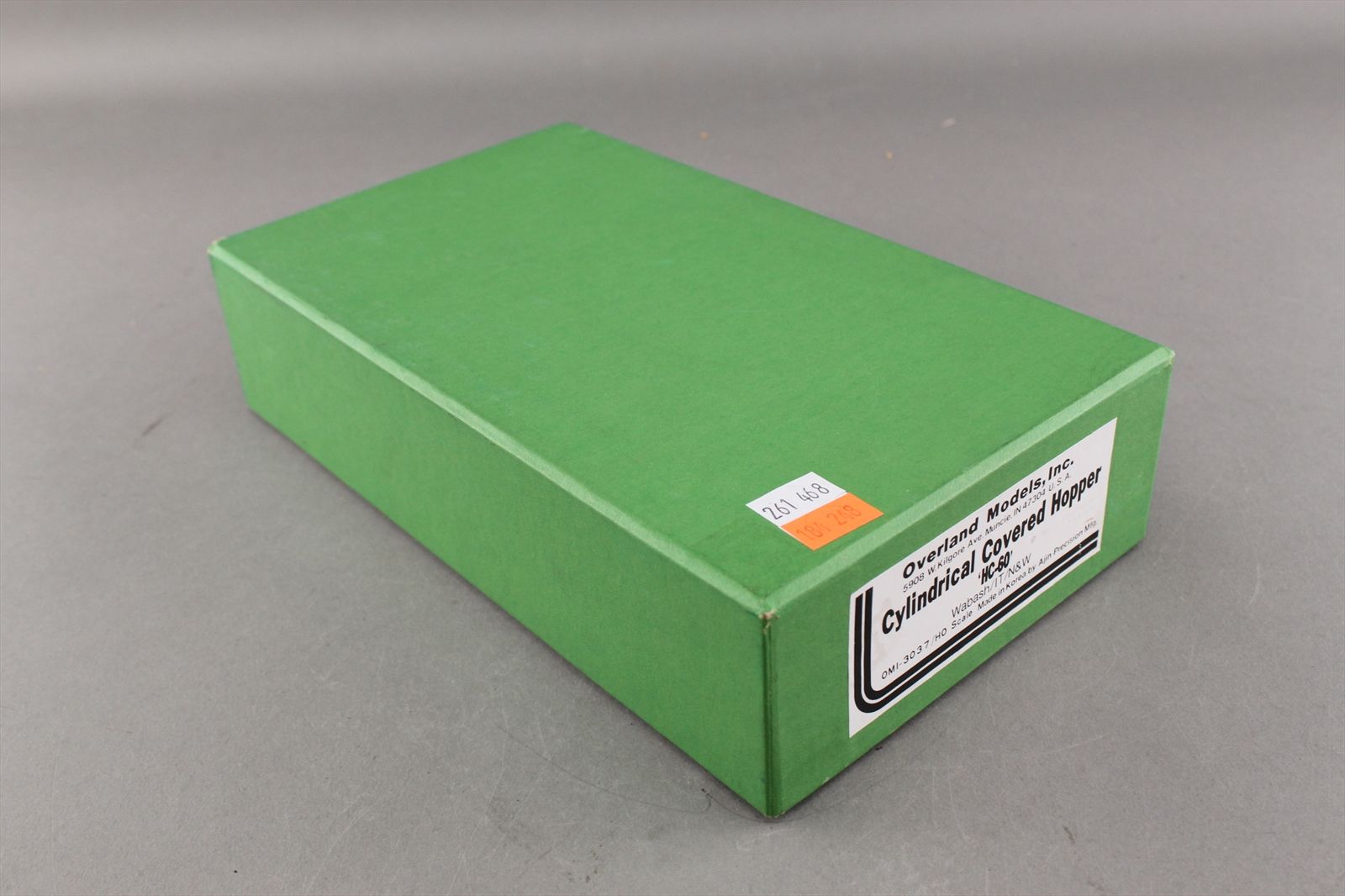 HO Brass Model - OMI 3037 BN as WAB Wabash Covered HC-60 Cylindrical Hopper #32958 - Custom ...