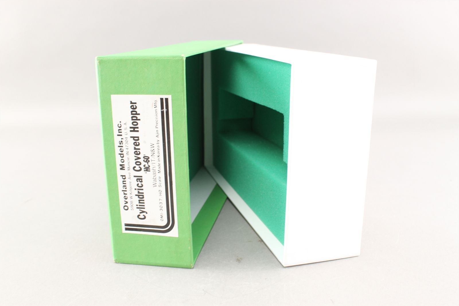 HO Brass Model - OMI 3037 BN as WAB Wabash Covered HC-60 Cylindrical Hopper #32958 - Custom ...