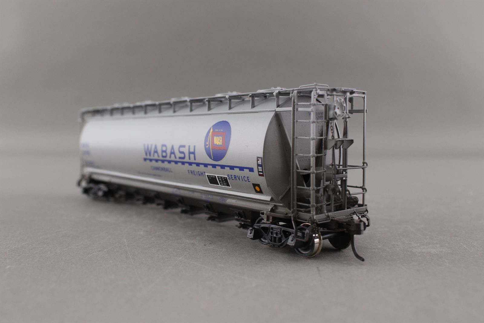 HO Brass Model - OMI 3037 BN as WAB Wabash Covered HC-60 Cylindrical Hopper #32958 - Custom ...