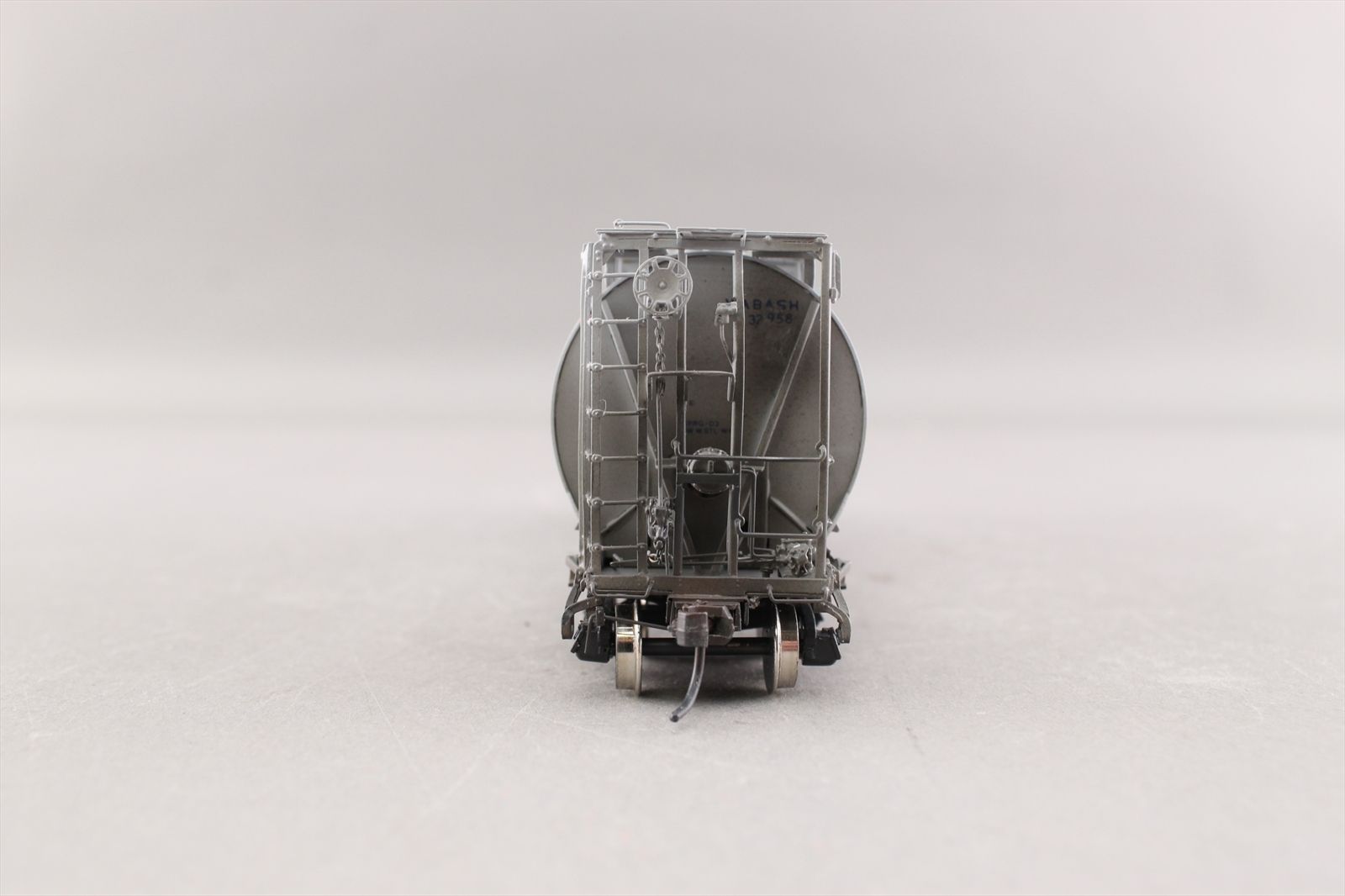 HO Brass Model - OMI 3037 BN as WAB Wabash Covered HC-60 Cylindrical Hopper #32958 - Custom ...