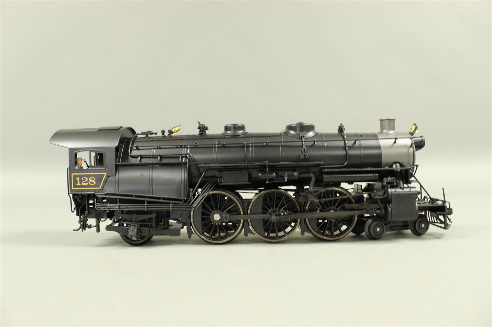 O 3-Rail Brass Model - Weaver G1098LP RDG Reading G1 4-6-2 #128 - F/P