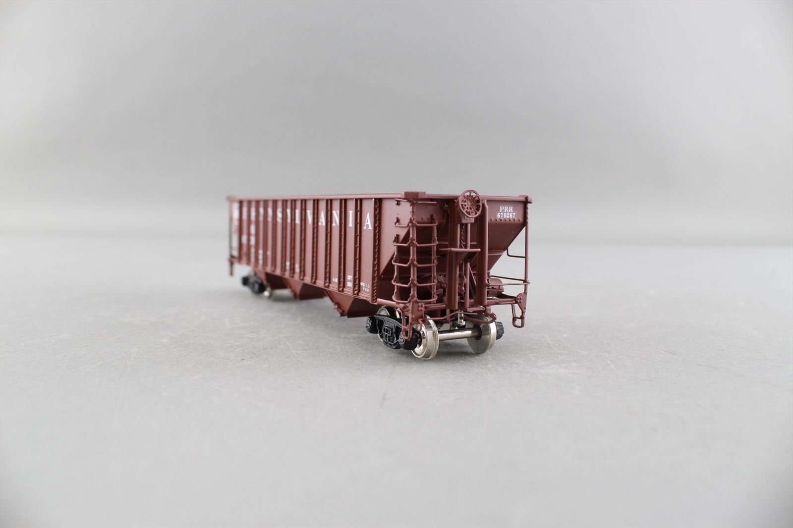 HO Brass Model - PSC 15782-4 PRR Pennsylvania H-39 70-Ton 3 Bay Hopper ...